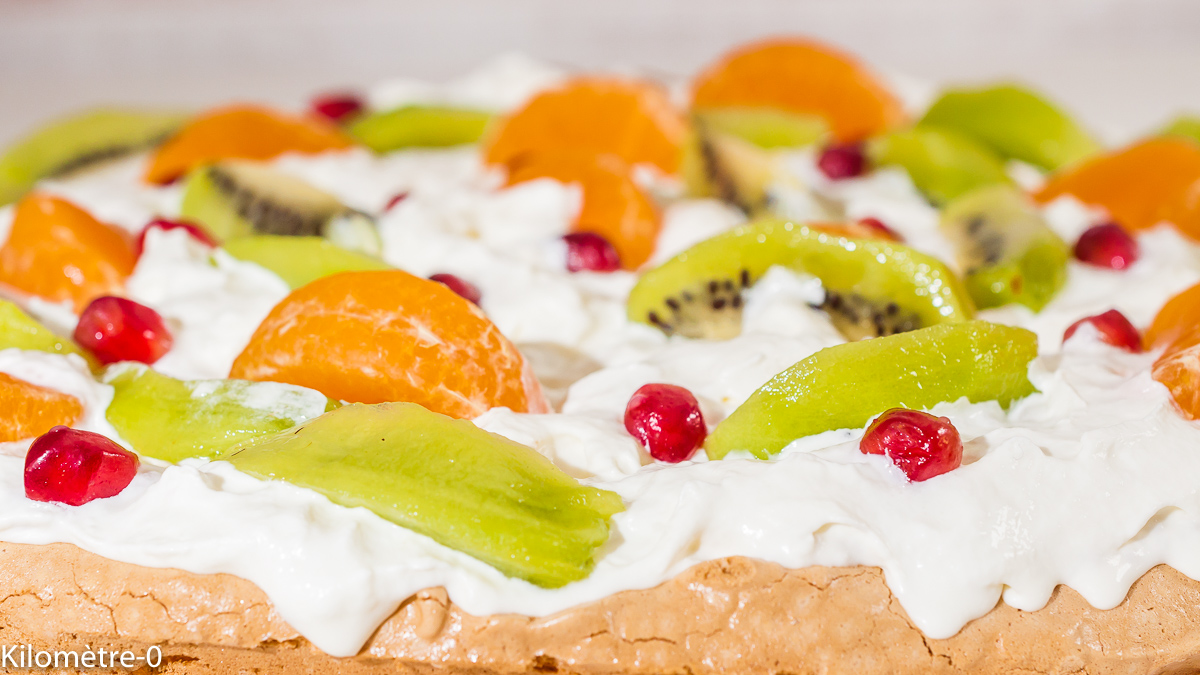 Photo de recette australienne facile, rapide, dessert, meringue ...