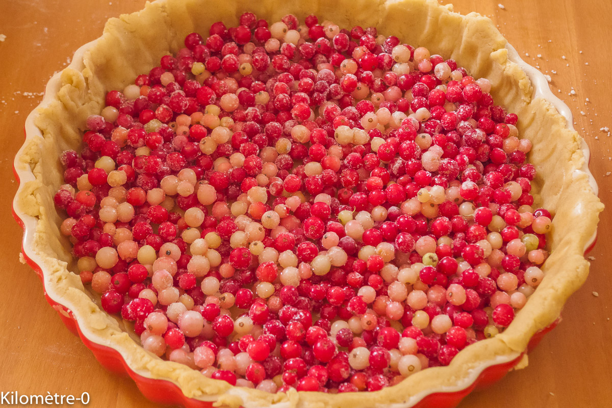 Photo de recette de tarte aux groseilles facile de Kilomètre-0, blog de ...