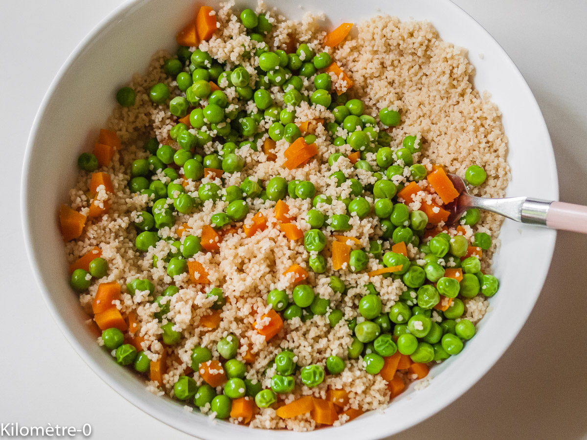 Photo de recette de semoule aux légumes, facile de Kilomètre-0, blog de ...