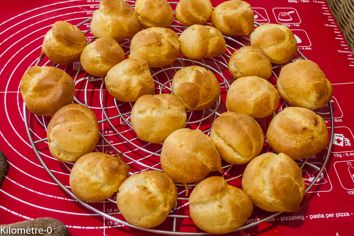 Photo de recette de choux salés, chouquettes salées de Kilomètre-0 ...