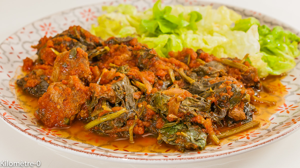 Photo de recette de cuisine africaine, togolaise, Togo, mijoté, boeuf ...