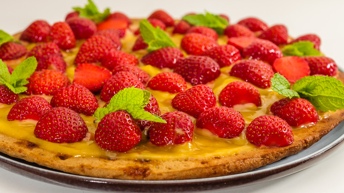 Photo de recette de sablé aux fraises, tarte aux fraises, facile ...